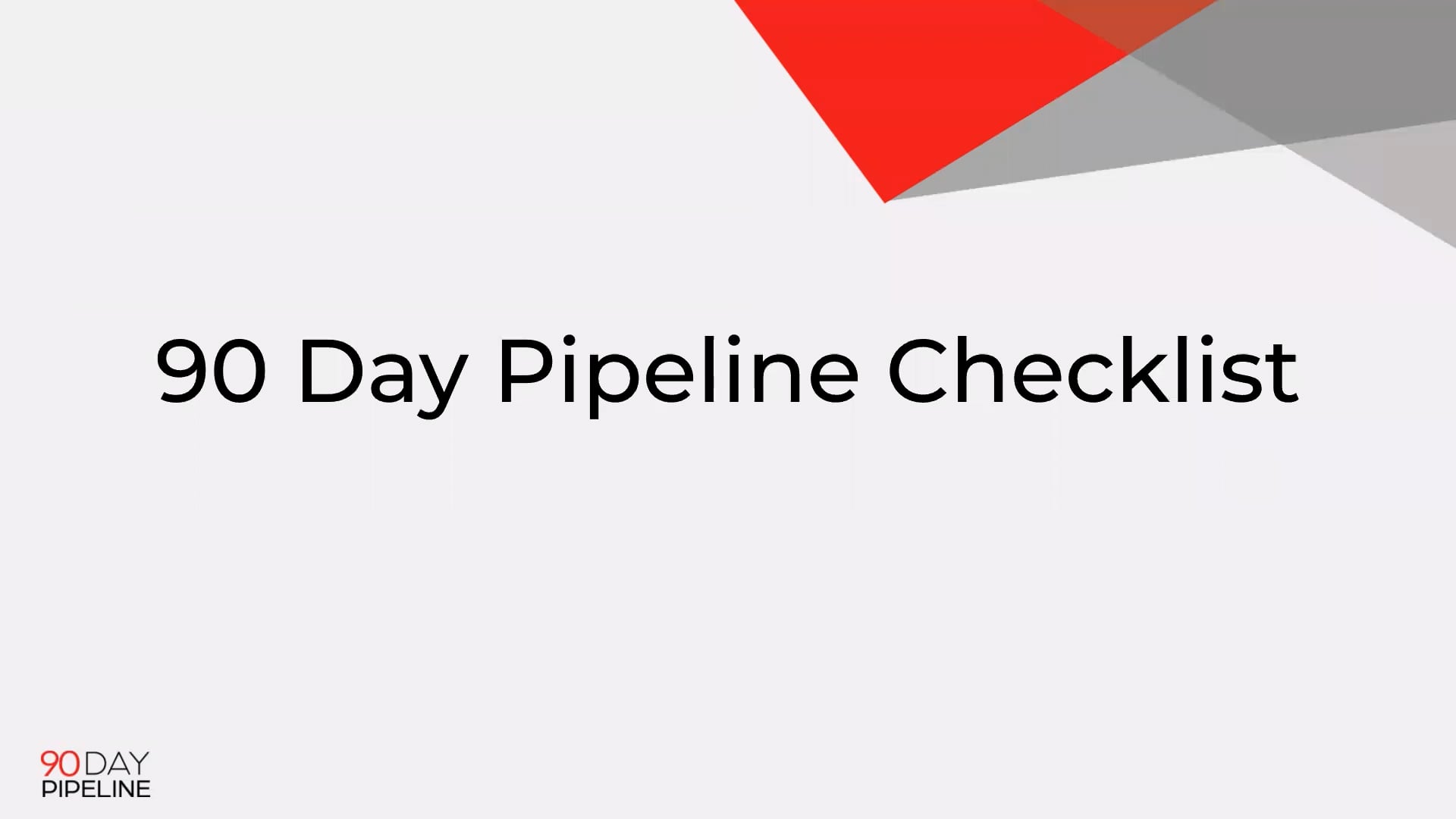 90DP Checklist on Vimeo