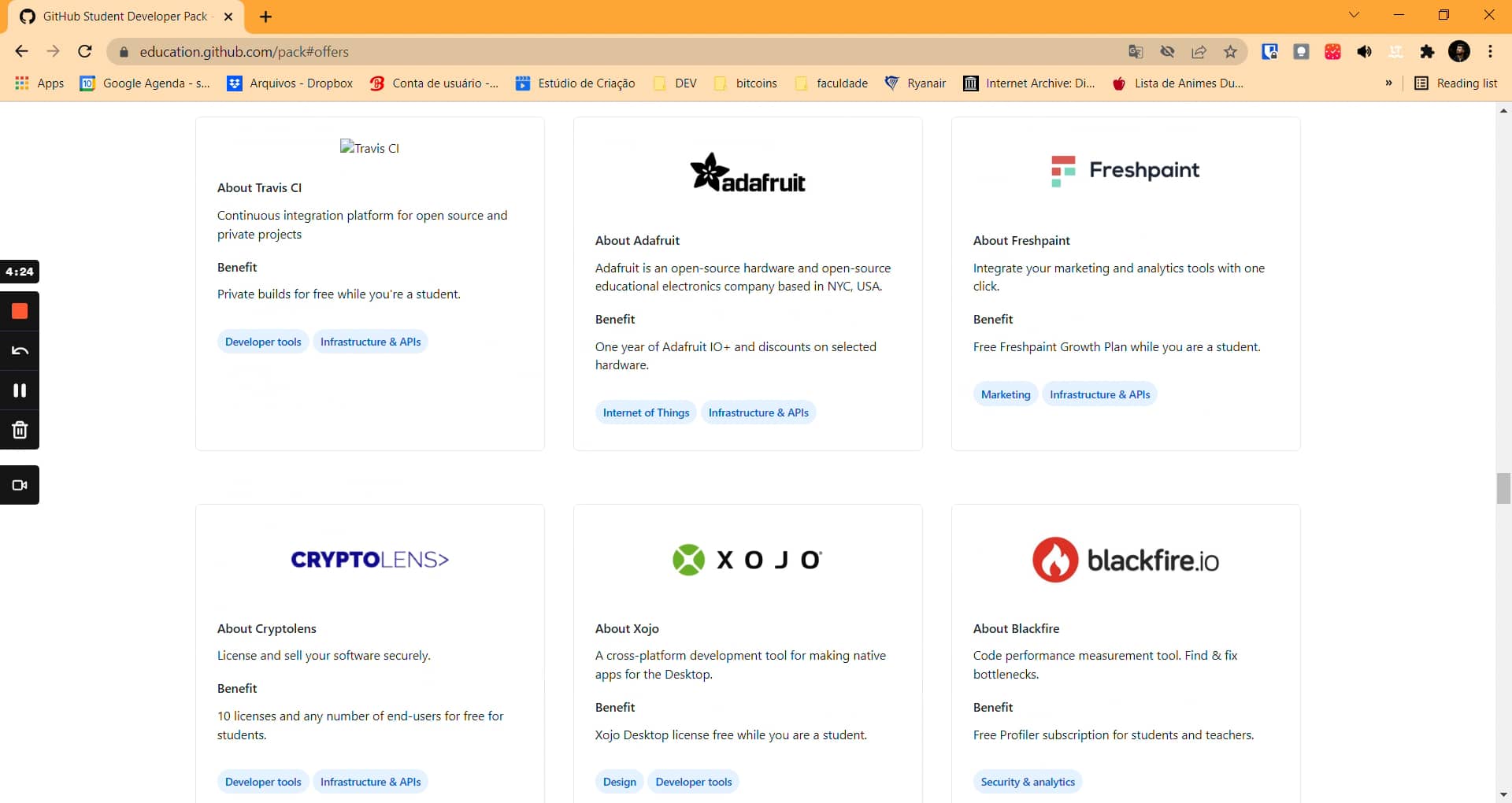 GitHub Education Email Faculdade Descomplica on Vimeo