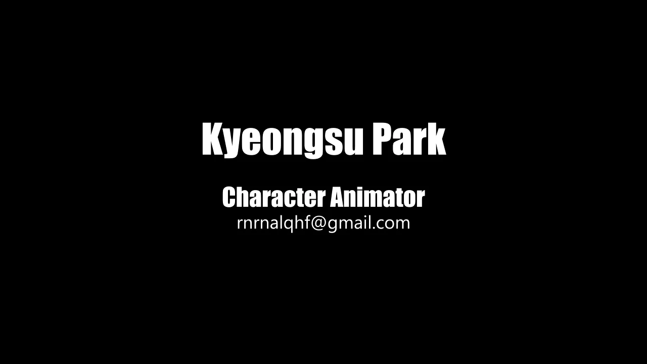 Kyeongsu Park_Animation Reel 2021 on Vimeo