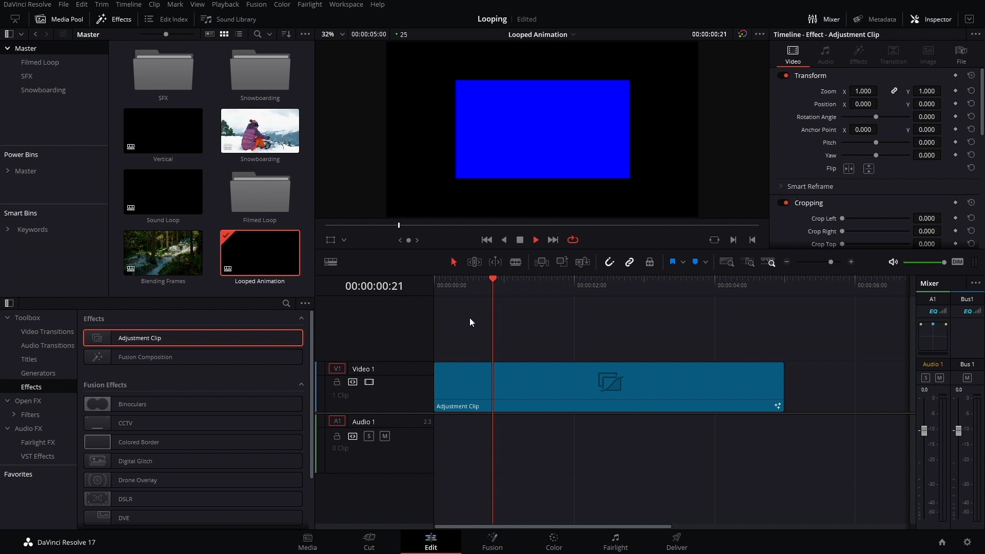 Loop Animations in DaVinci Resolve