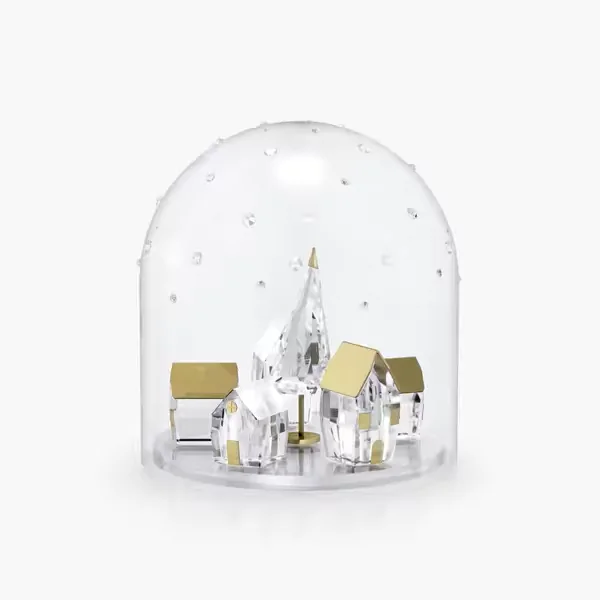Swarovski figurer Holiday Magic Winter Village Bell Jar - 5597141 on Vimeo