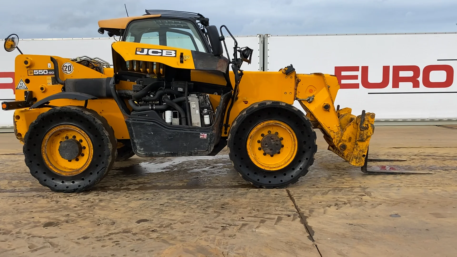 2015 JCB 550-80 WASTEMASTER Turbo Telehandler - Leeds March 22 on Vimeo