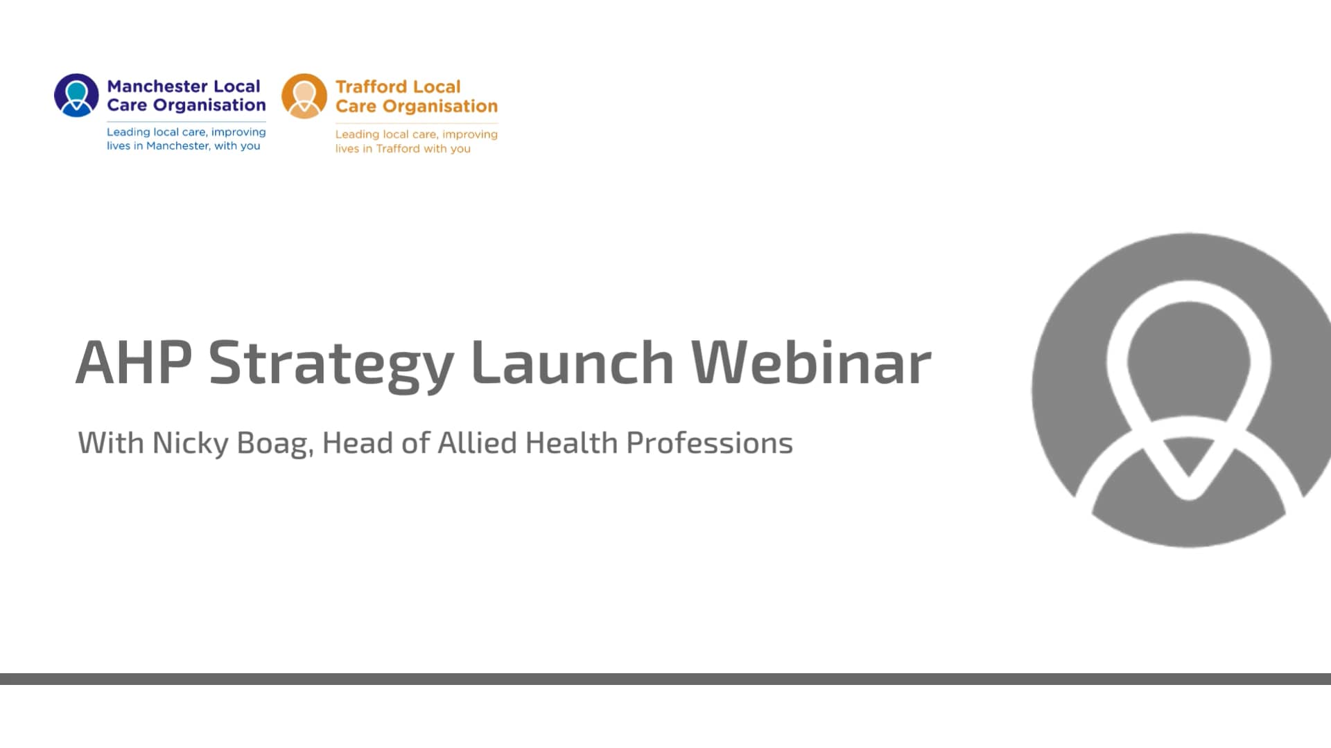 AHP Strategy Launch Webinar on Vimeo