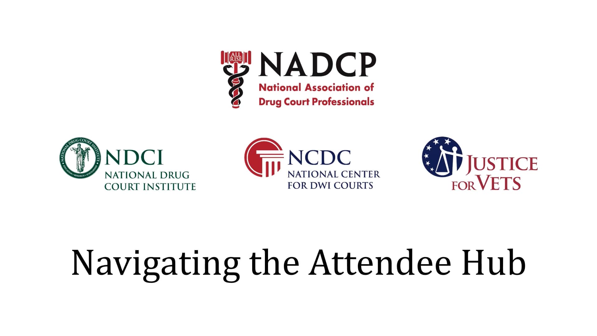 NADCP Attendee Hub on Vimeo