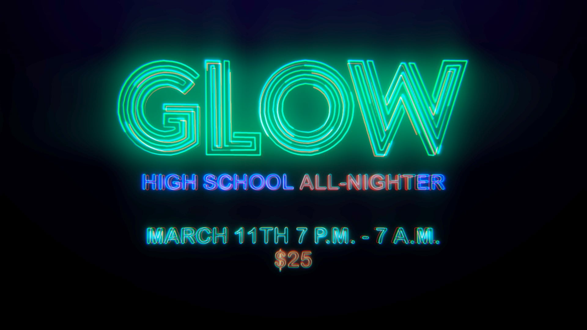 High School All Nighter Logo on Vimeo