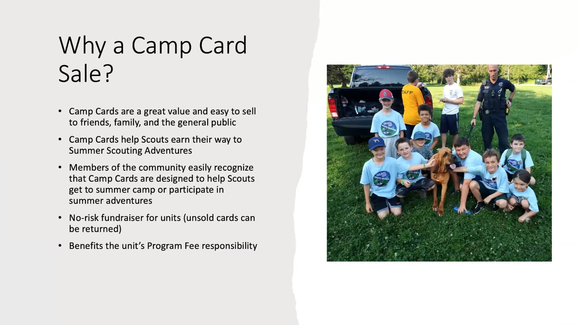 Why a Camp Card Sale - Camp Cards 2022 on Vimeo