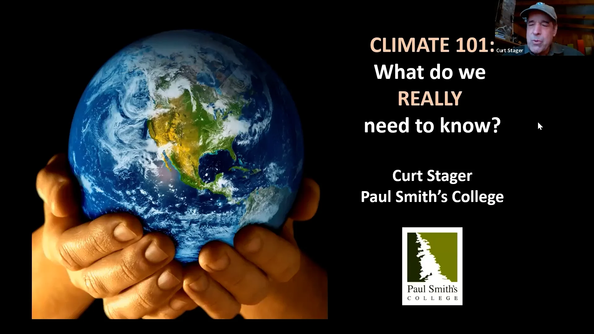 Dr. Curt Stager - Climate 101 on Vimeo