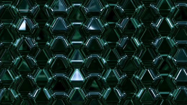 Triangles Green Mirrors - Free video on Pixabay