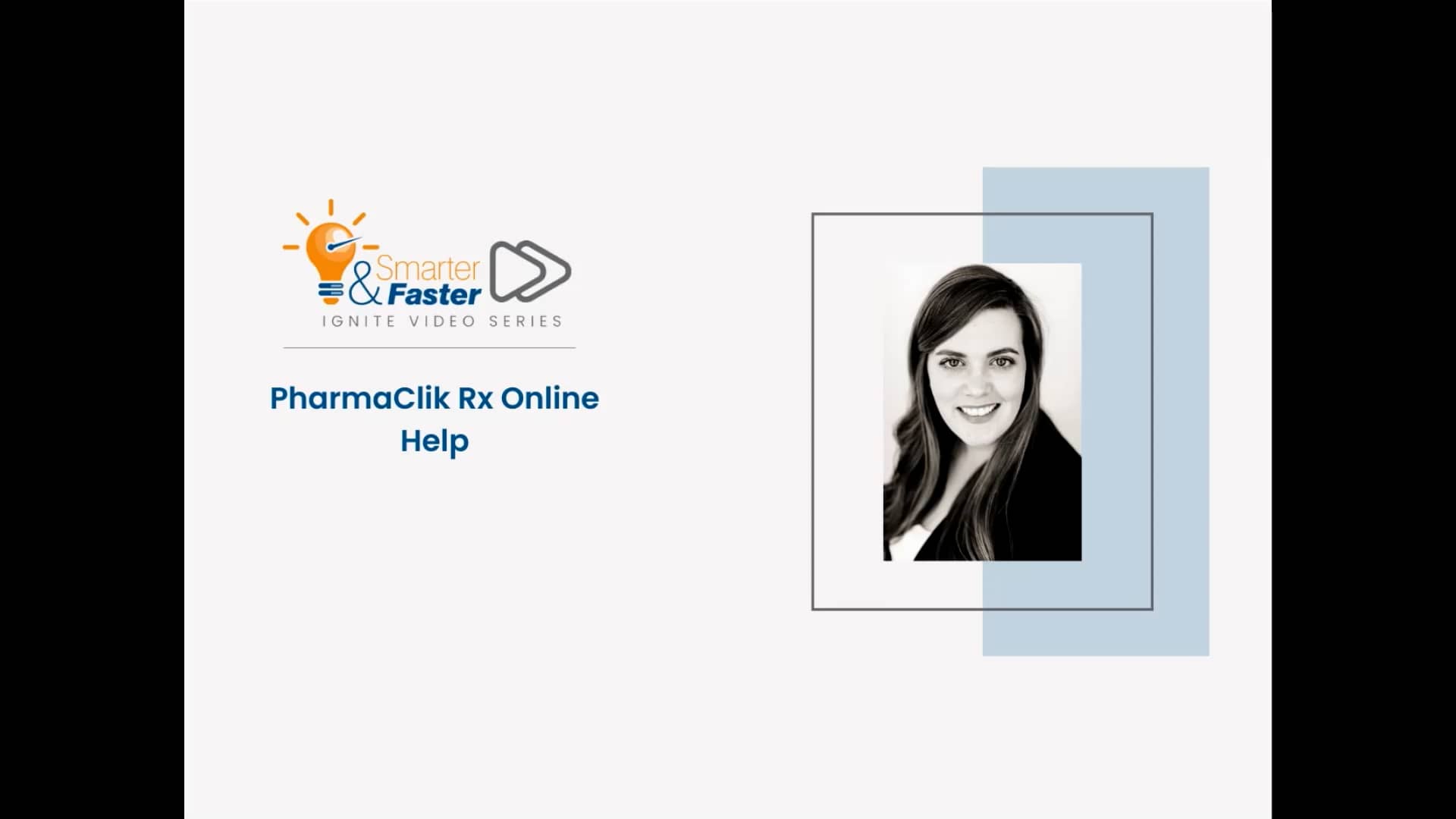 Exploring PharmaClik Rx Online Help. -Ignite Video Series on Vimeo