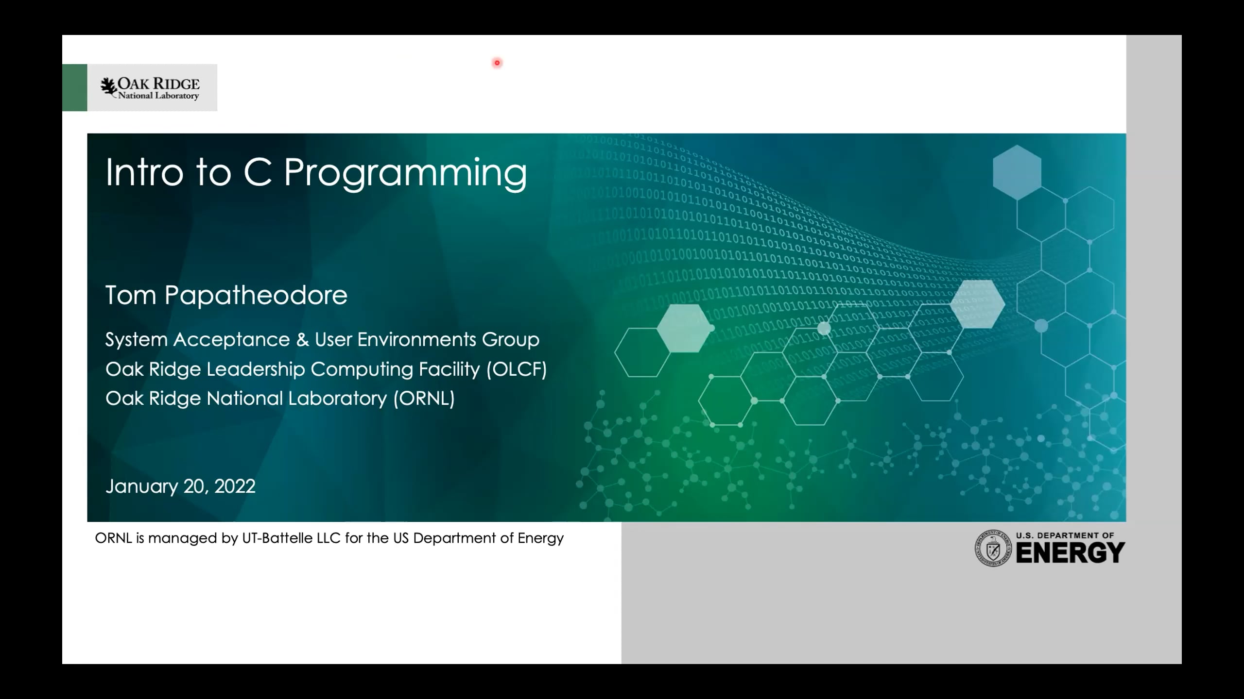 HPC Crash Course: C Programming Introduction