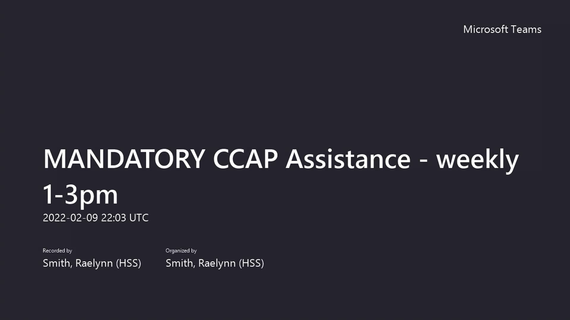 MANDATORY CCAP Assistance weekly 13pm-20220209_220339-Meeting Recording ...