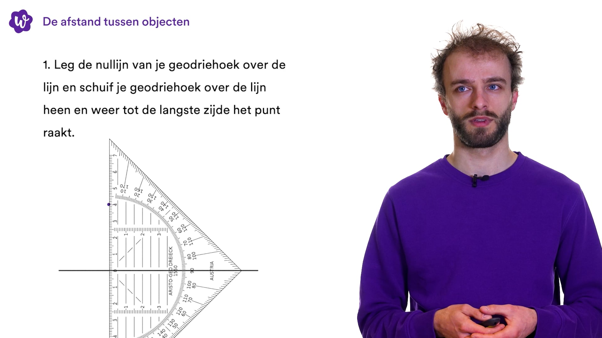 Afstand tussen evenwijdige lijnen oefenen | StudyGo