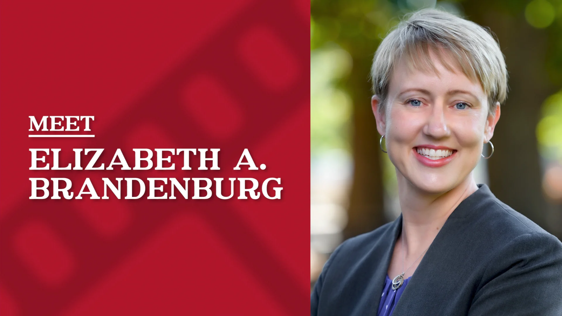 Meet Elizabeth A. Brandenburg on Vimeo