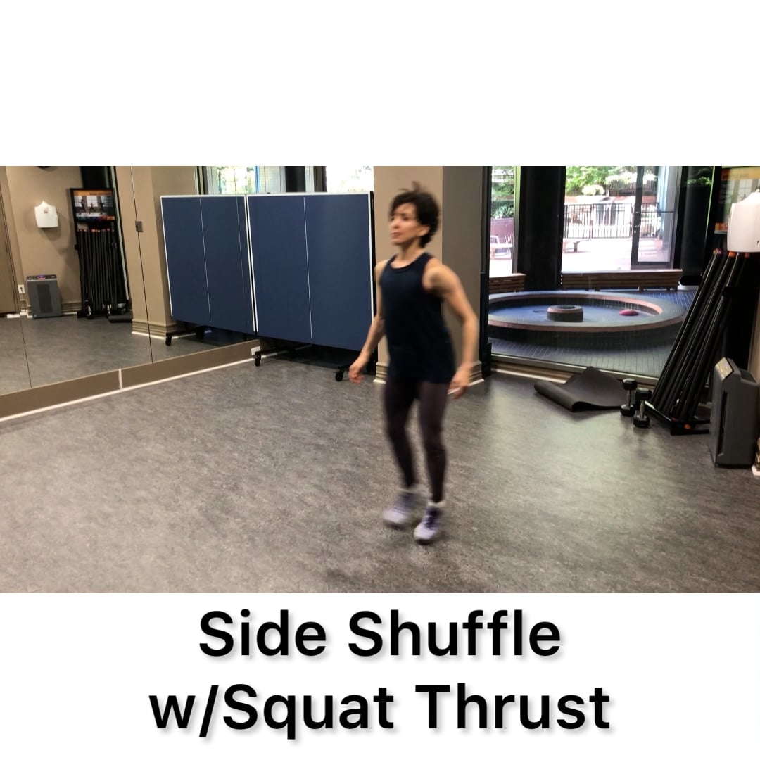 Side Shuffle w:Squat Thurst.mov on Vimeo