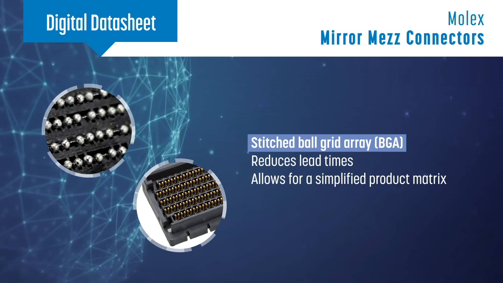 Molex Mirror Mezz Connector | Heilind Electronics on Vimeo