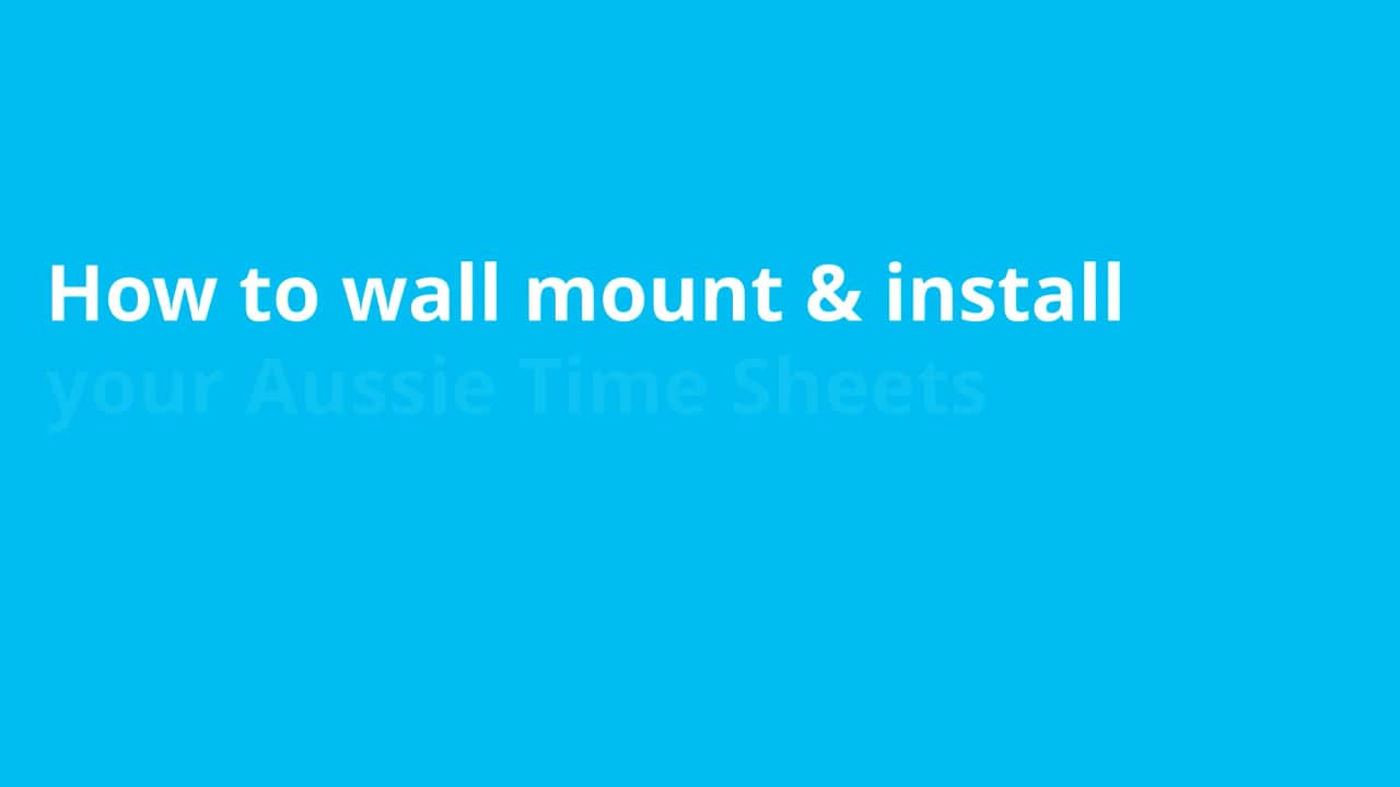 How to install the ATS Proximity Card Time Clock on Vimeo