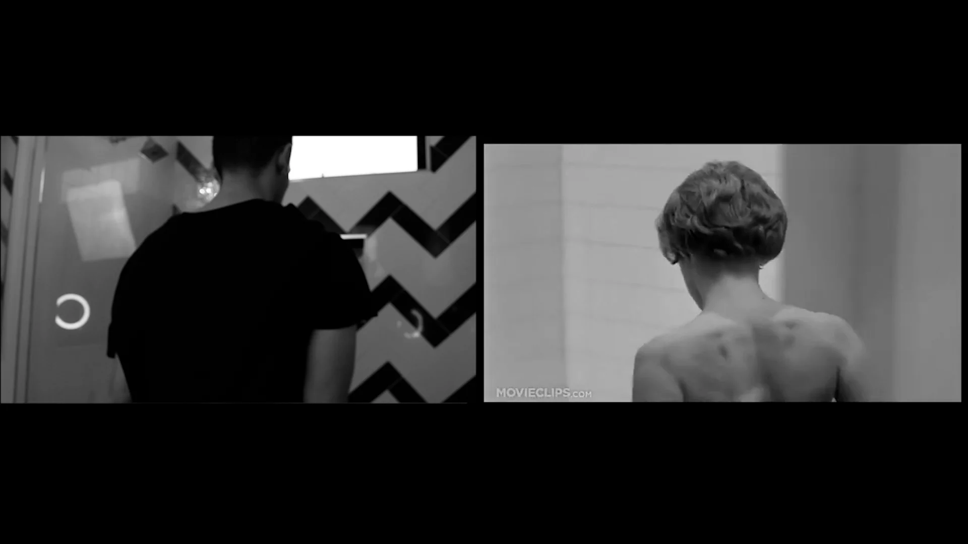 Psycho Shower Scene Recreation (side by side) on Vimeo