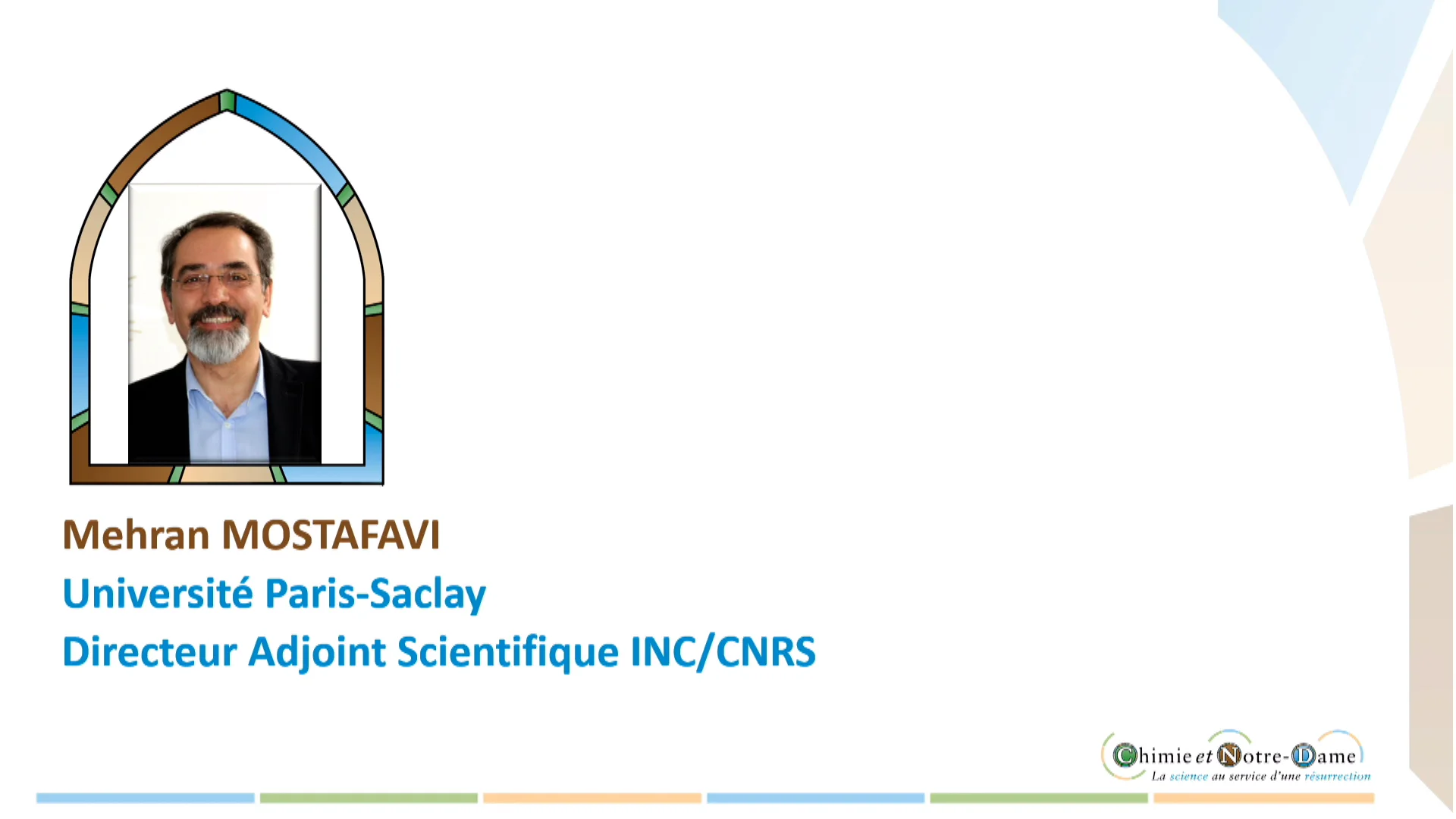 Chimie et Notre-Dame - Conférence Plénière de clôture - Introduction ...