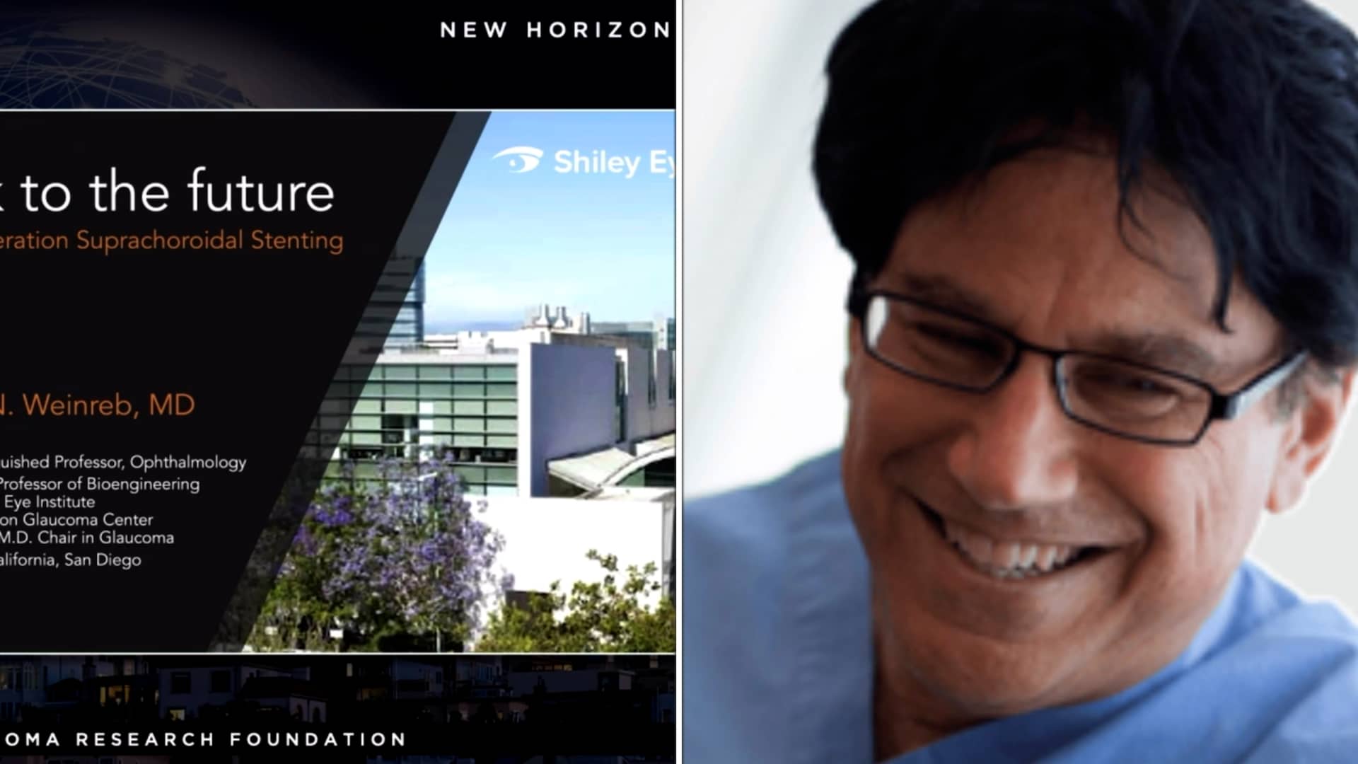 Dr. Weinreb unveils new supraciliary bio-stenting for MIGS on Vimeo