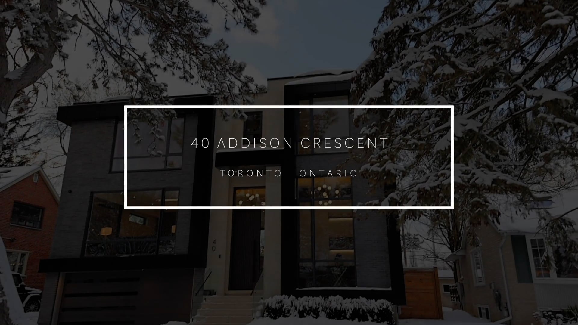 40 Addison Crescent Toronto on Vimeo