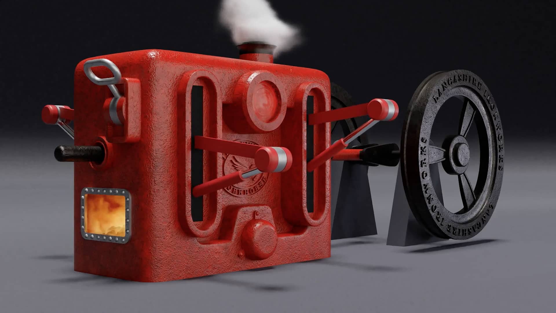 Red Steam Engine Test on Vimeo