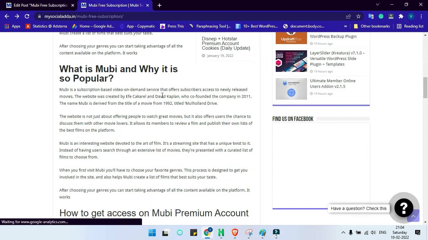 Mubi Login With My Social Adda Cookies on Vimeo