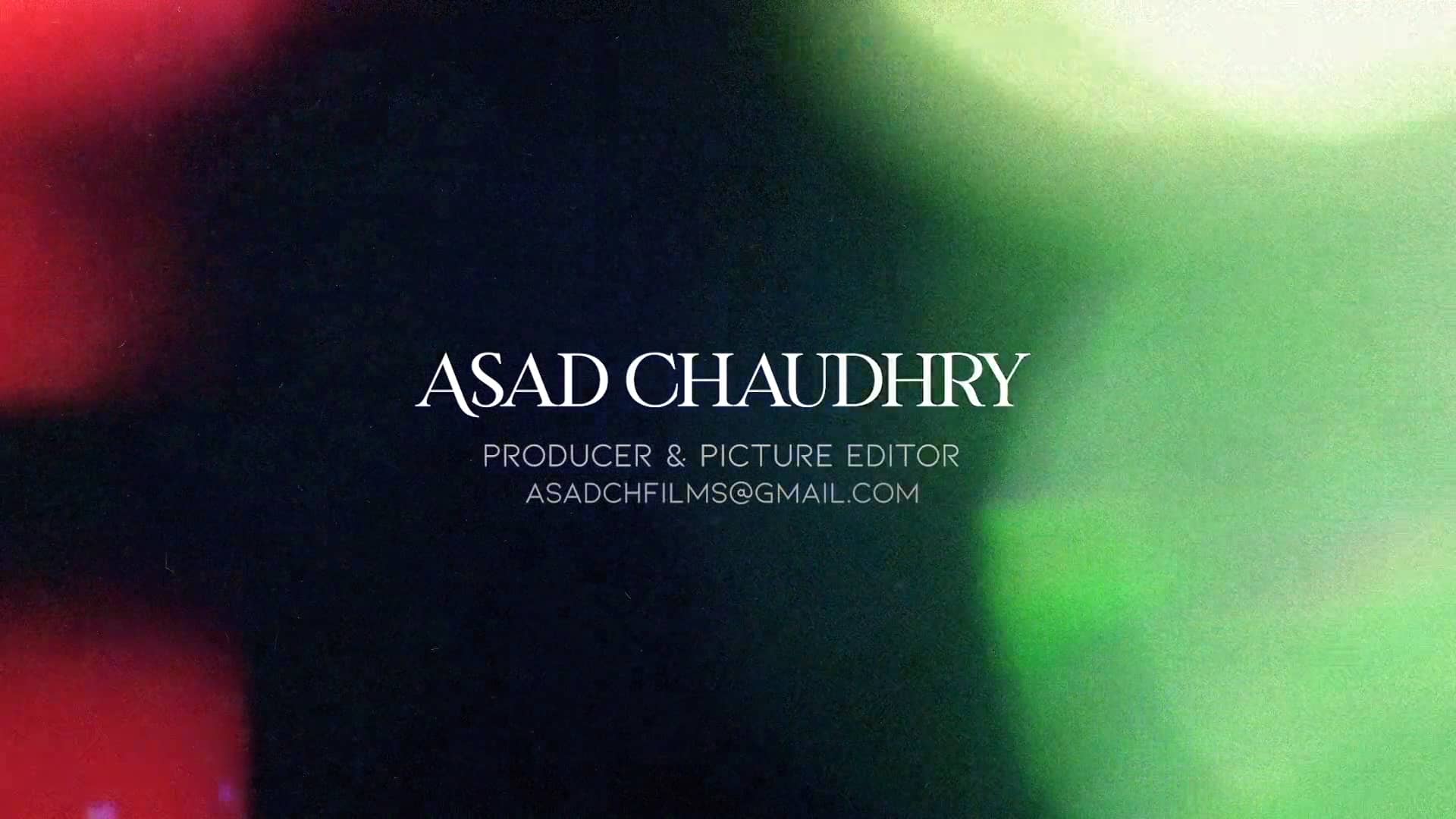 Asad Chaudhry - Reel on Vimeo