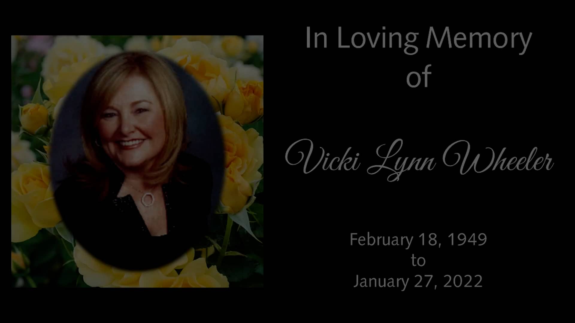 Vicki Wheeler Memorial Service February 19, 2022 on Vimeo