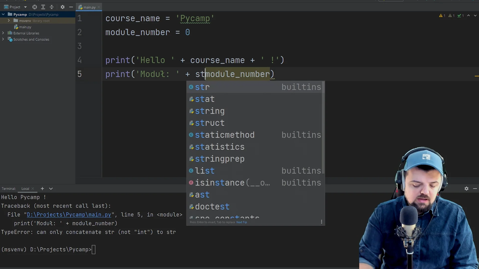 Print i formatted strings on Vimeo