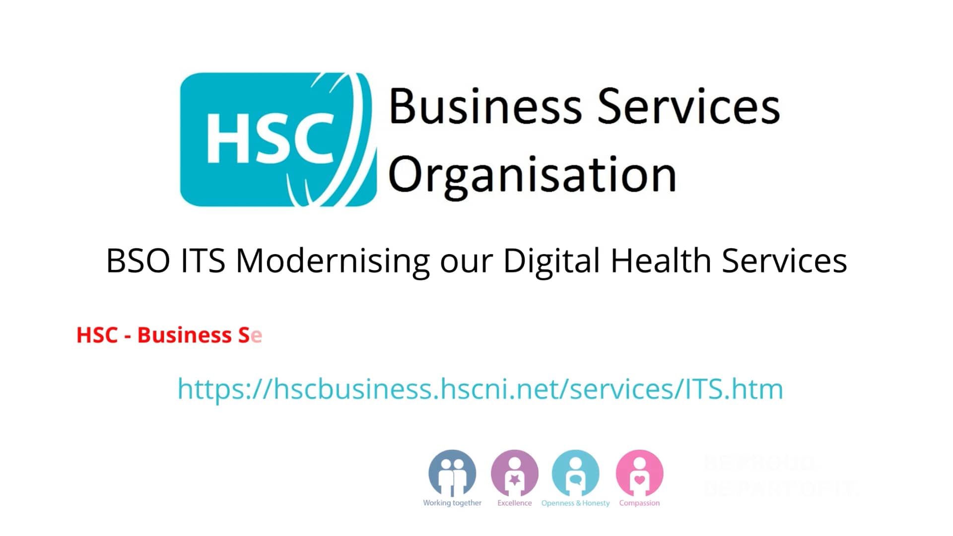 HSC - Business Services Organisation - ICT Student Placement ...