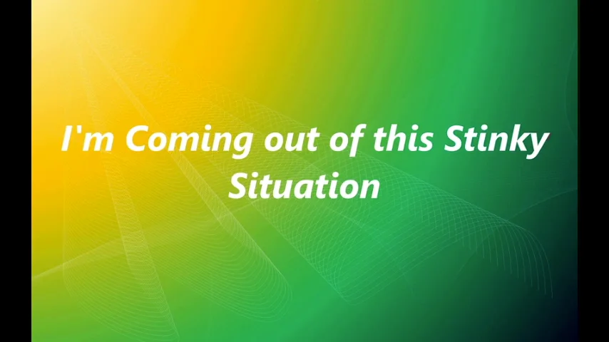 I'm Coming Out of this Stinky Situation on Vimeo