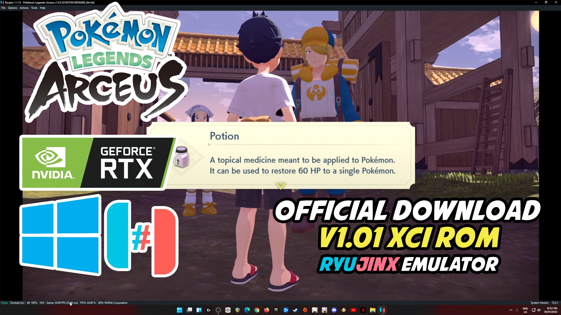 Pokemon Legends Arceus Official XCI Download v1.01 PC on Vimeo