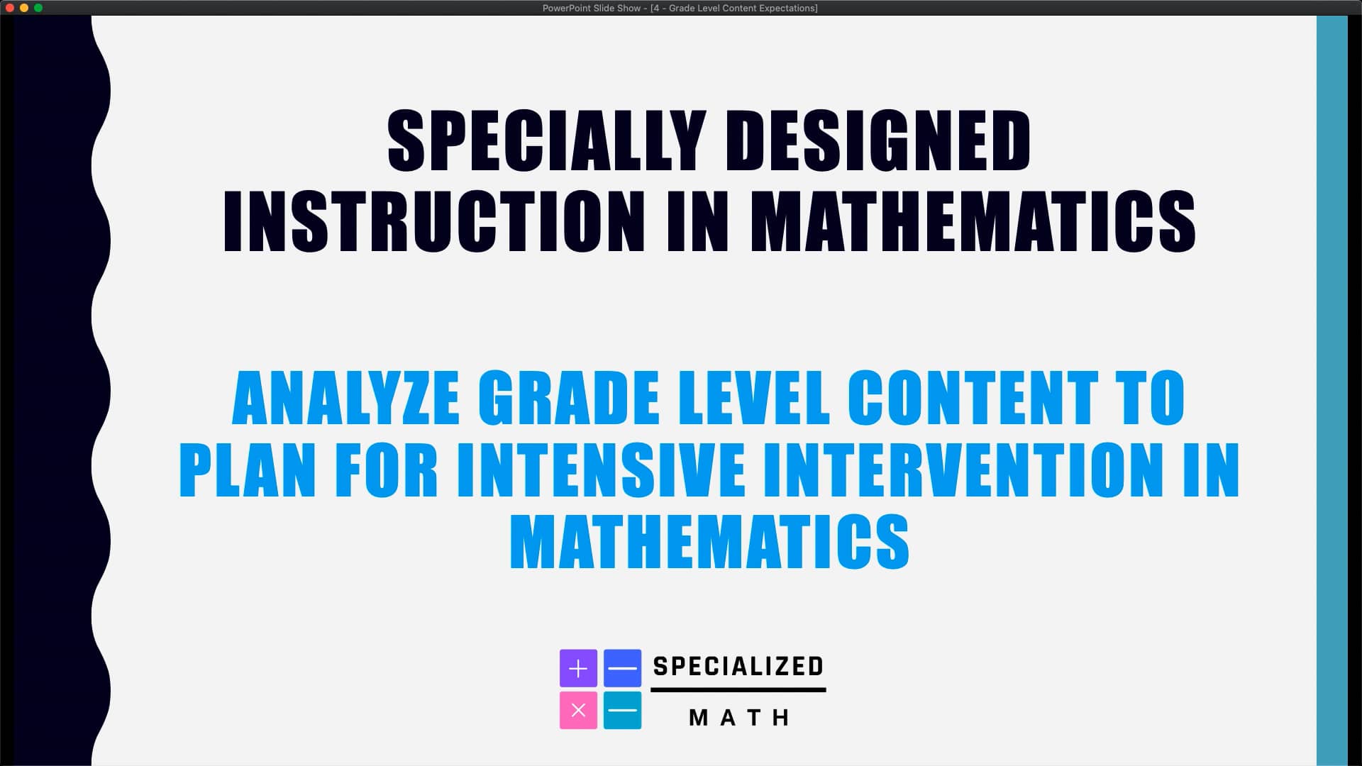 SDI In Math_Analyze Grade Level Content.mp4 on Vimeo