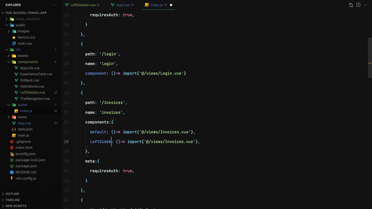 Named Views - A Vue.js Lesson From our Vue.js Course: Vue Router 4... Named Views - A Vue.js Lesson From our Vue.js Course: Vue Router 4...