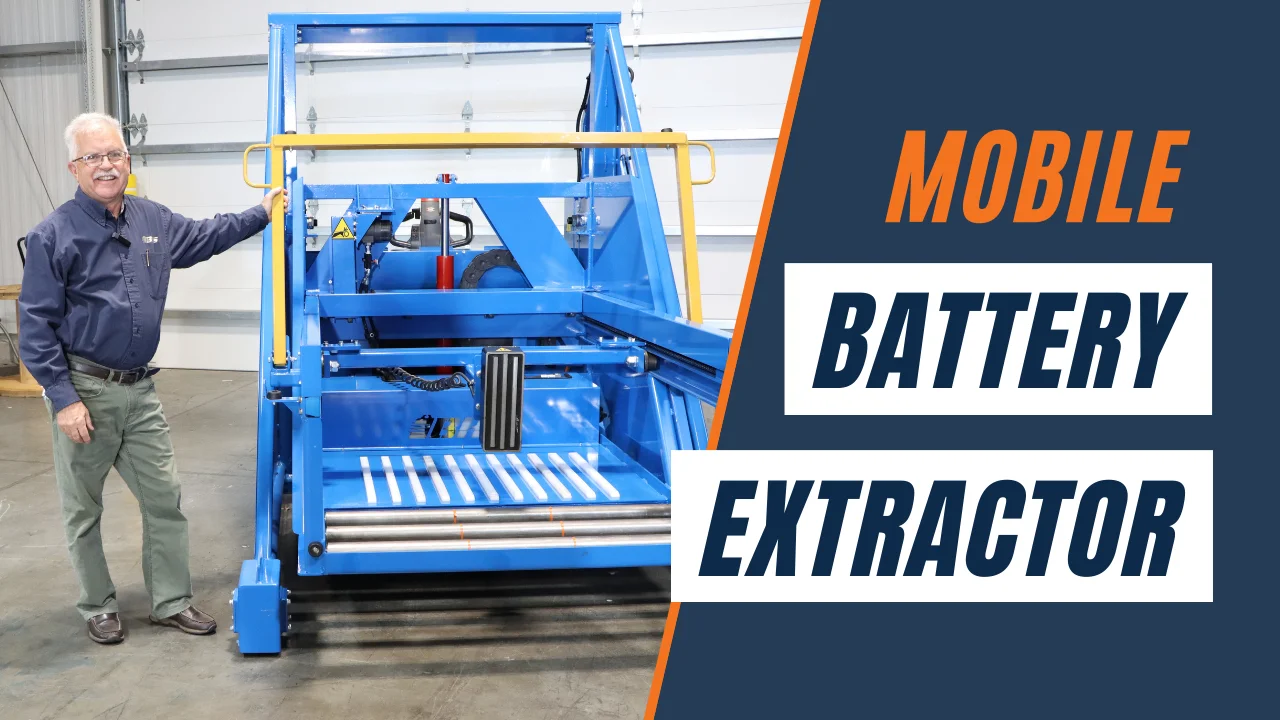 Mobile Battery Extractor | Material Handling Minute