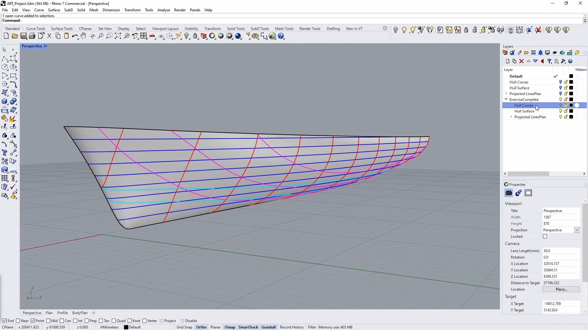 Modeling a Hull & Lines Plan in Rhino on Vimeo