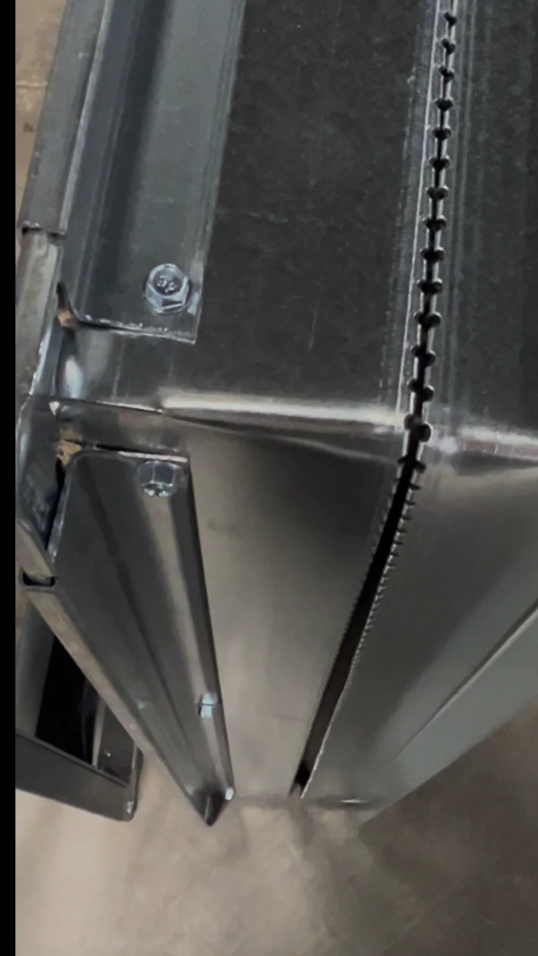 Flexible Duct Connectors with Ductmate Flange on one side on Vimeo