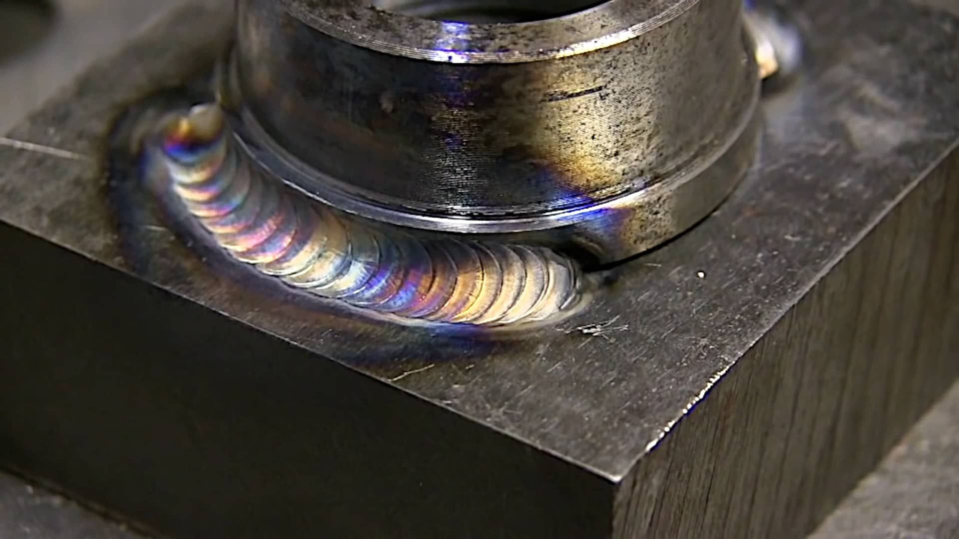 TIG WELDING 12L14 TO HIGH STRENGTH STEEL ONE INCH TO MACHINED FITTING ...