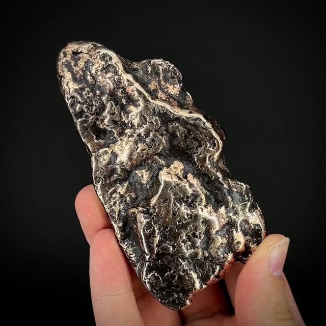 large polished Mohawkite on Copper (RARE combo) Bill & Anne Cook Coll ...