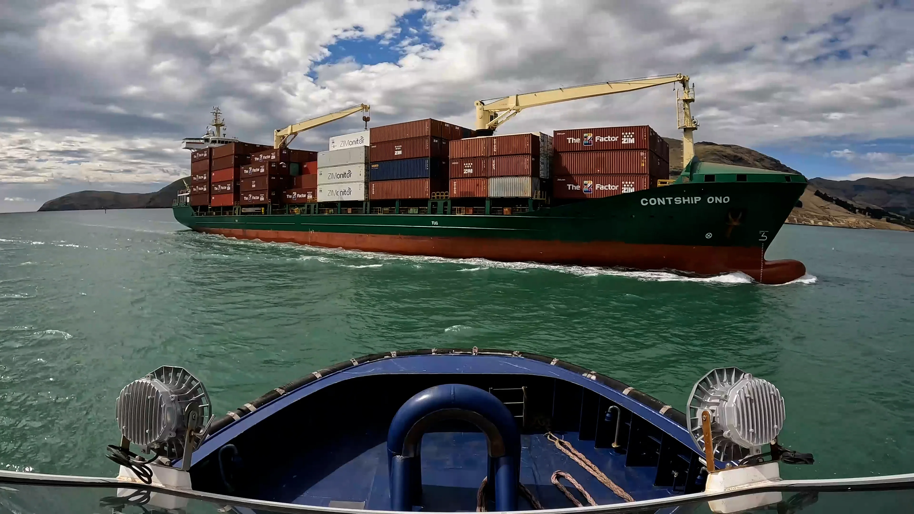 ZIM line arrival on Vimeo