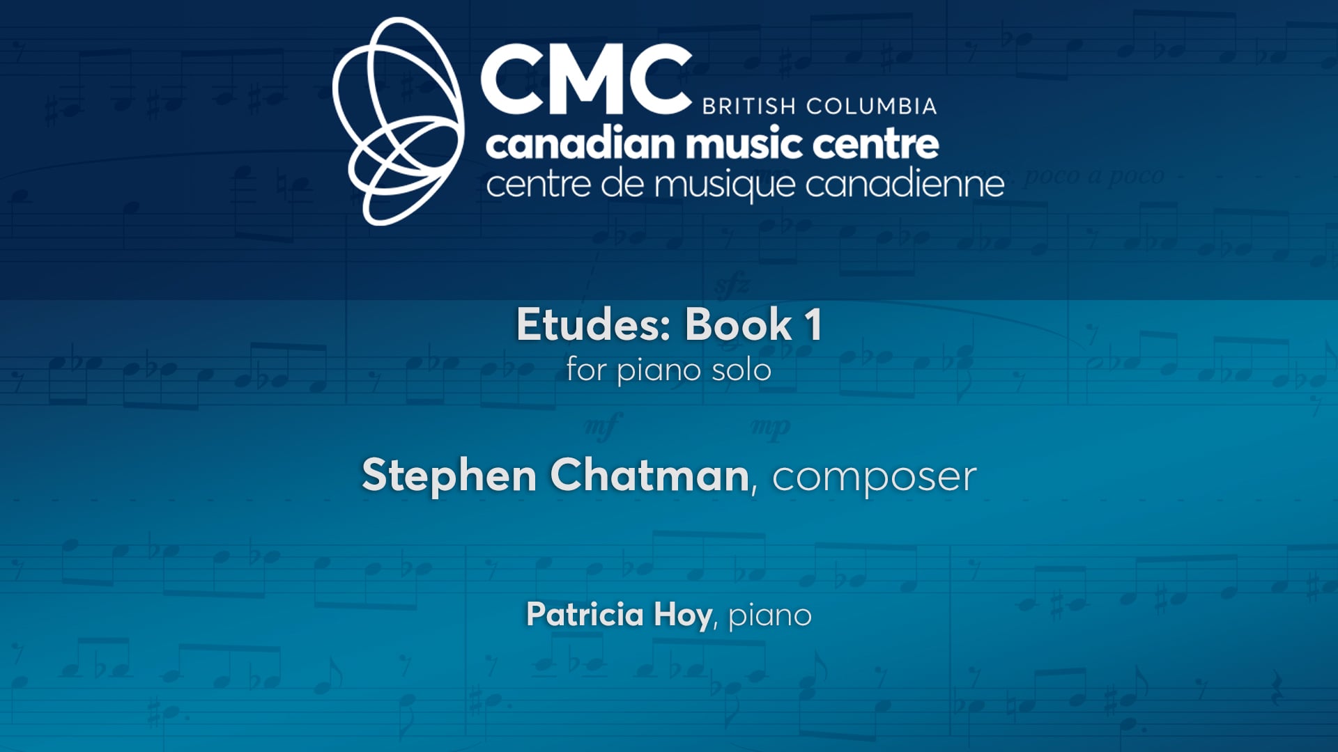 Etudes: Book 1 by Stephen Chatman on Vimeo