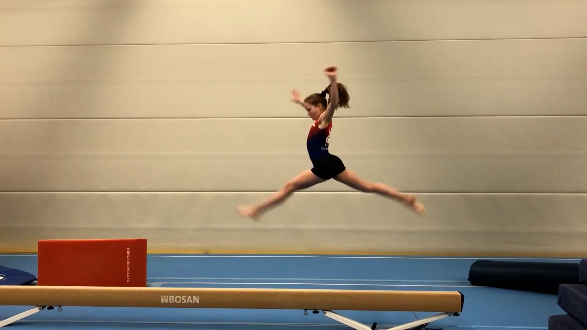 Vloer/Balk Spagaatsprong 2 benen