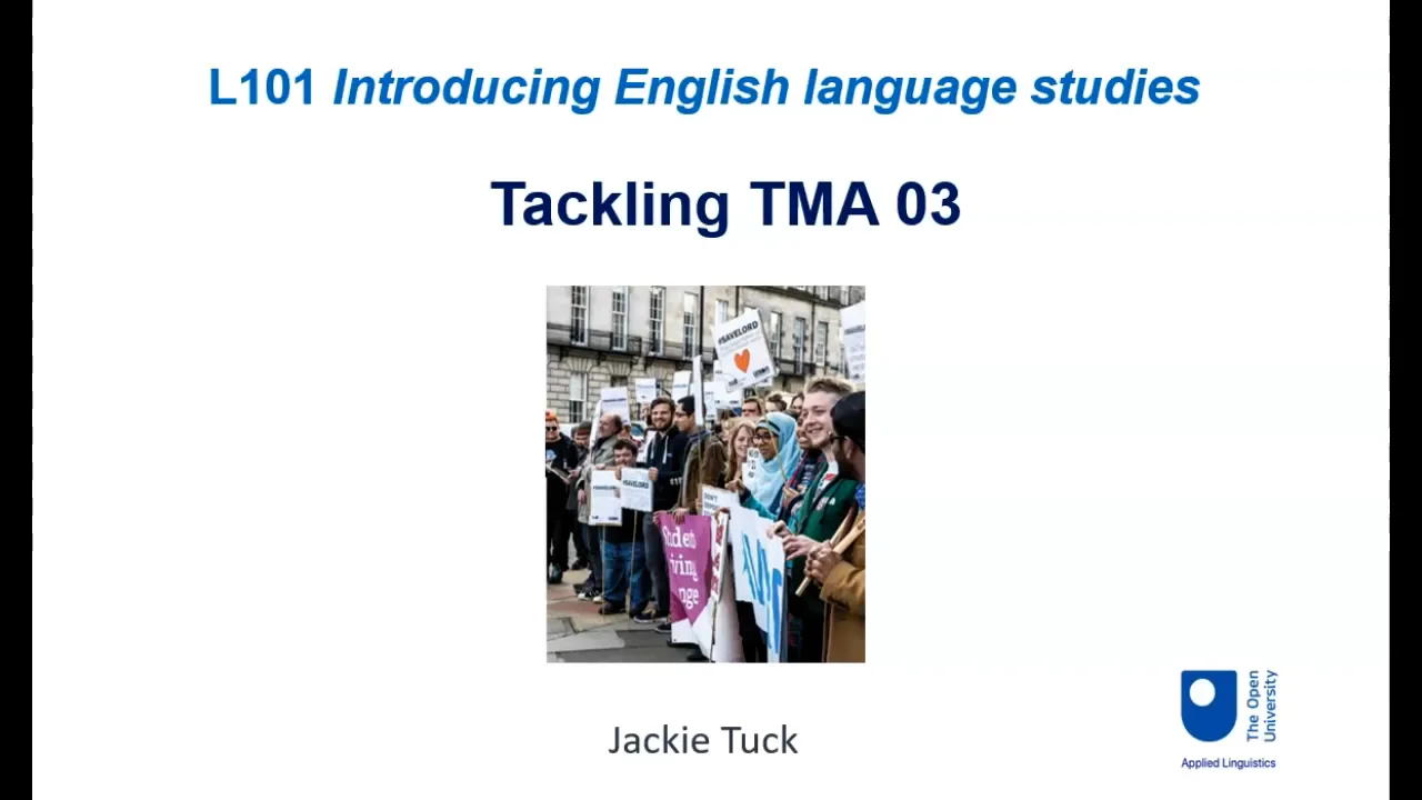 L101 TMA 03 Screen cast