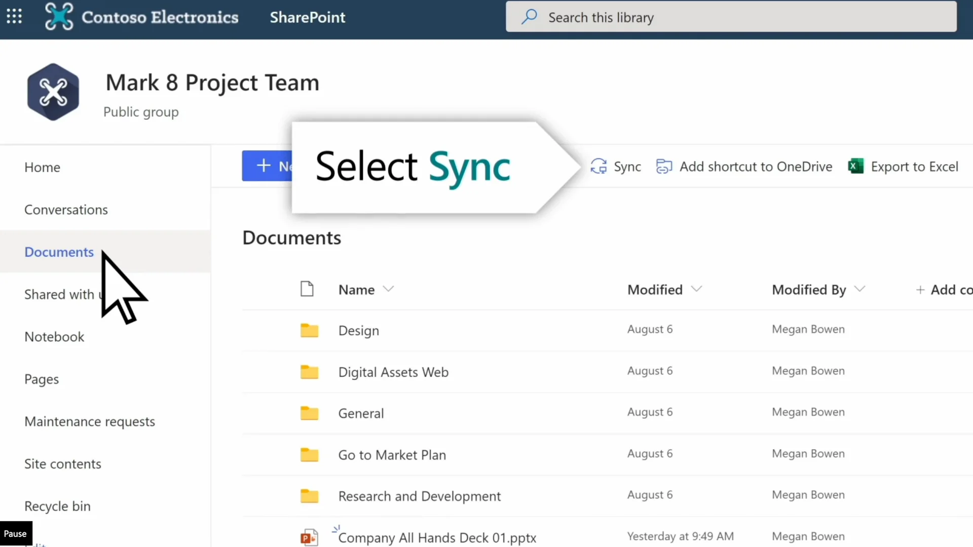 Syncing sharepoint files to file explorer-updated on Vimeo