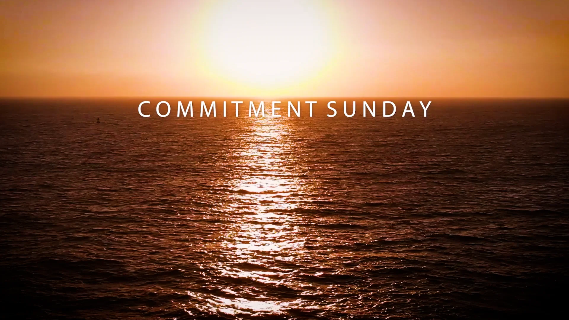 Horizon Commitment Sunday on Vimeo
