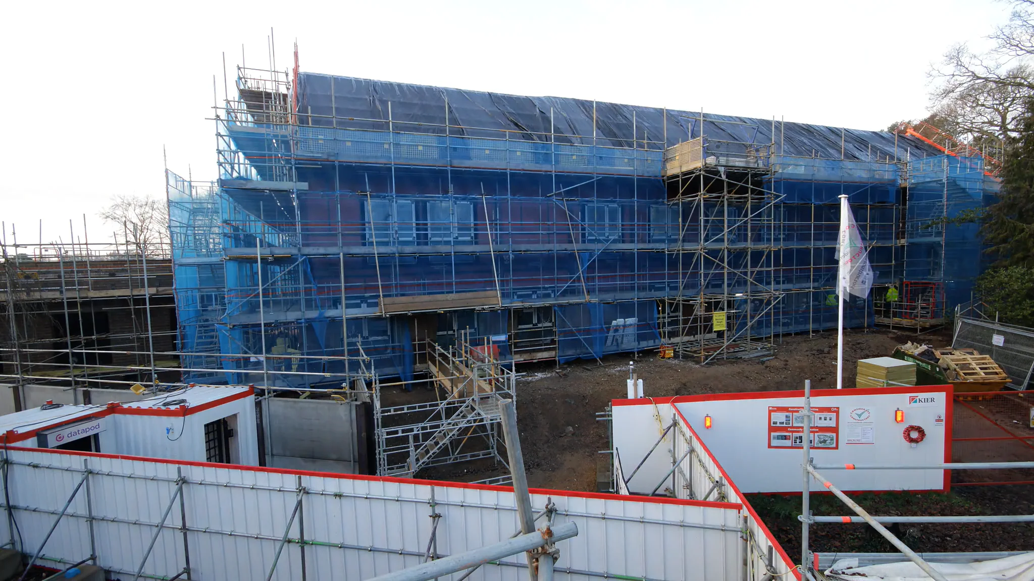 Hythe and Dibden War Memorial Hospital - February progress on Vimeo