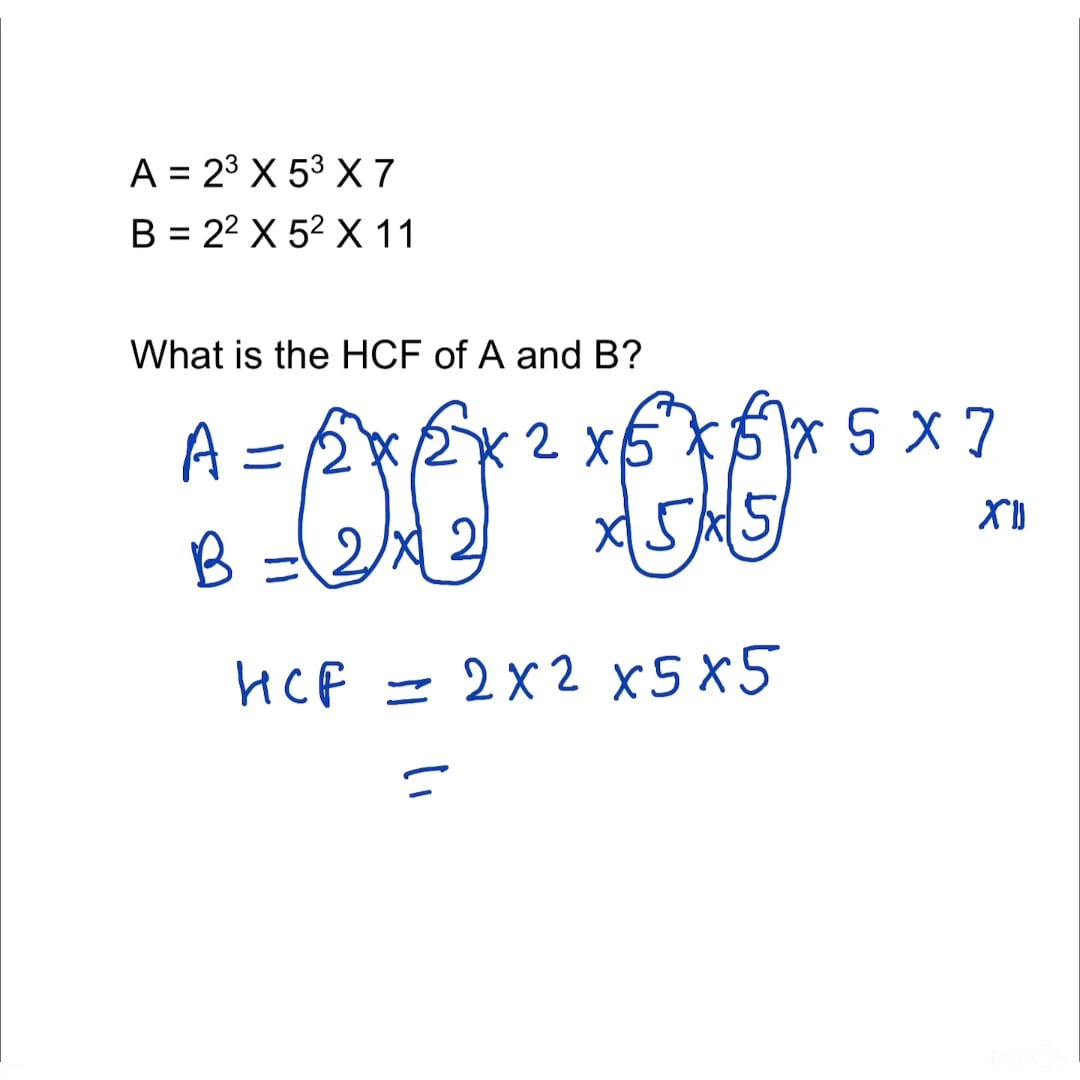 hcf - example 2 on Vimeo