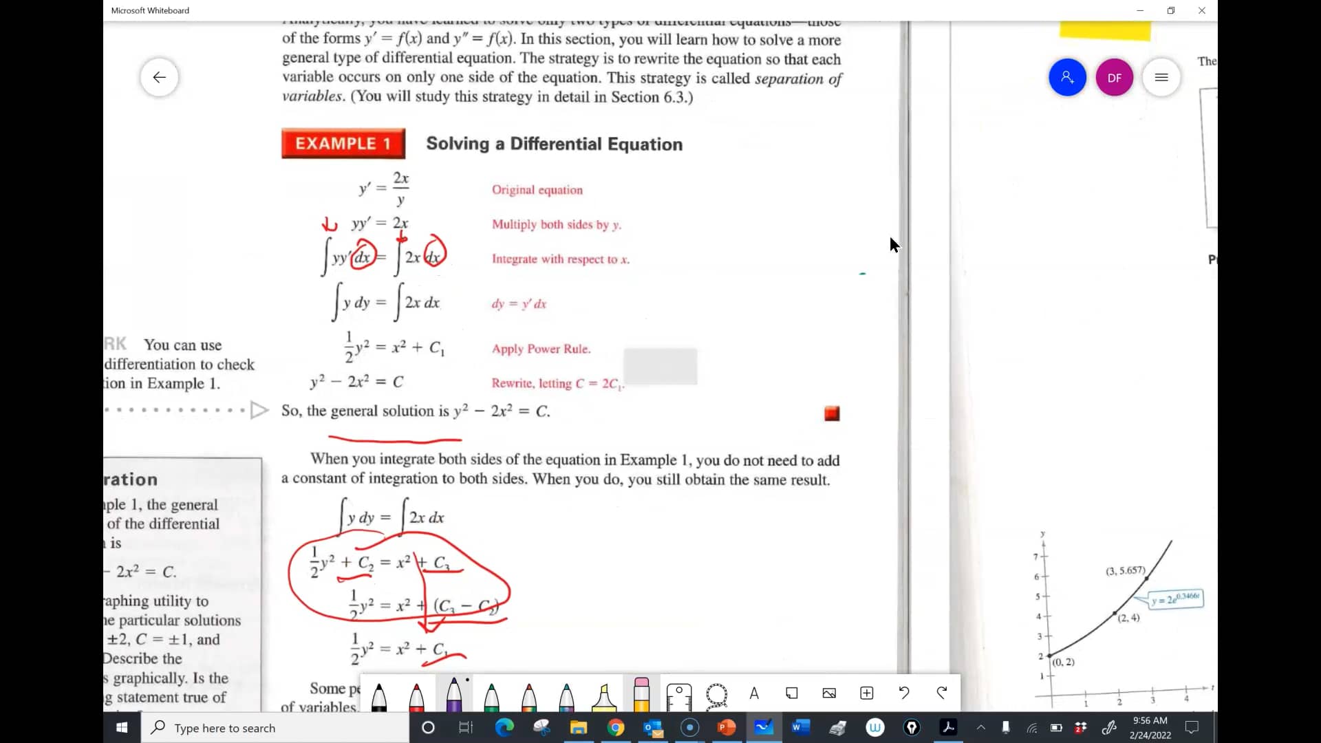 ap calc 6.2 b exercises on Vimeo