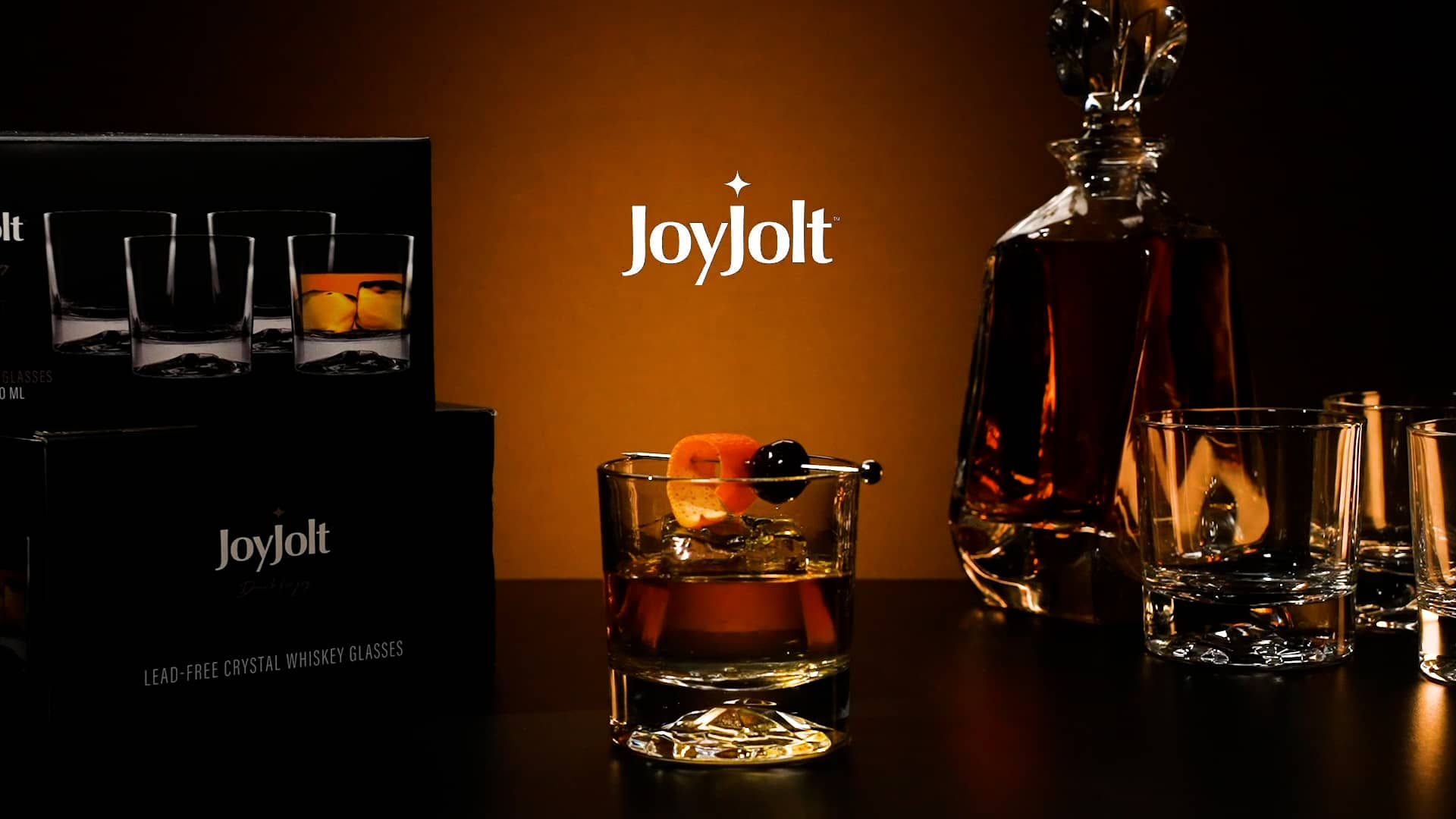Joy Jolt Radiant Whiskey Glass on Vimeo