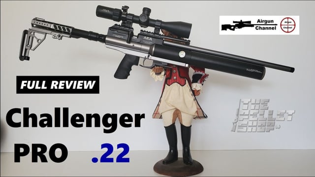 AEA Challenger PRO .22 (Full Review) +Accuracy Test - Regulated PCP ...